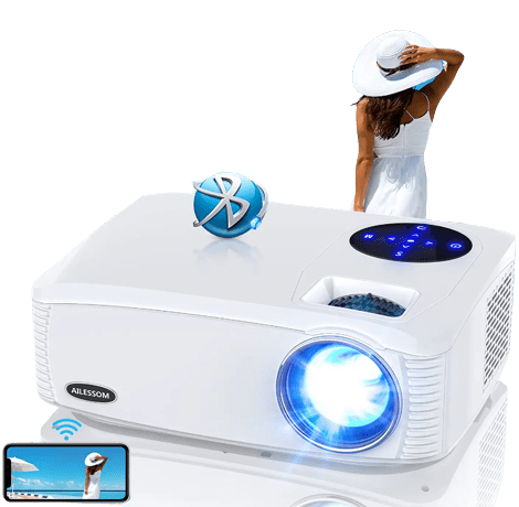 Ailessom 1080p WiFi LCD Projector for $185 - L306