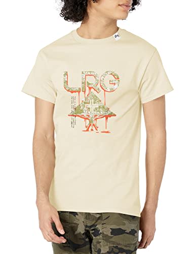 LRG Men's from The Ground Up Logo T-Shirt, Cream for $18 - L2HSMSCXX