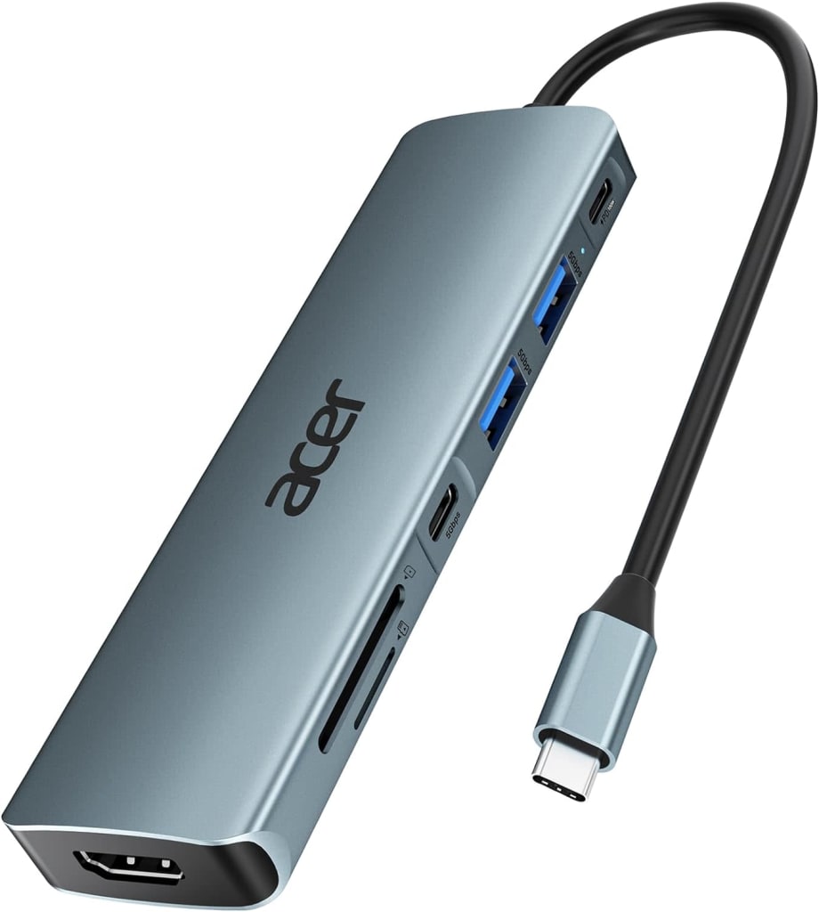 Acer 7-in-1 USB-C Hub: $18 - ODK360
