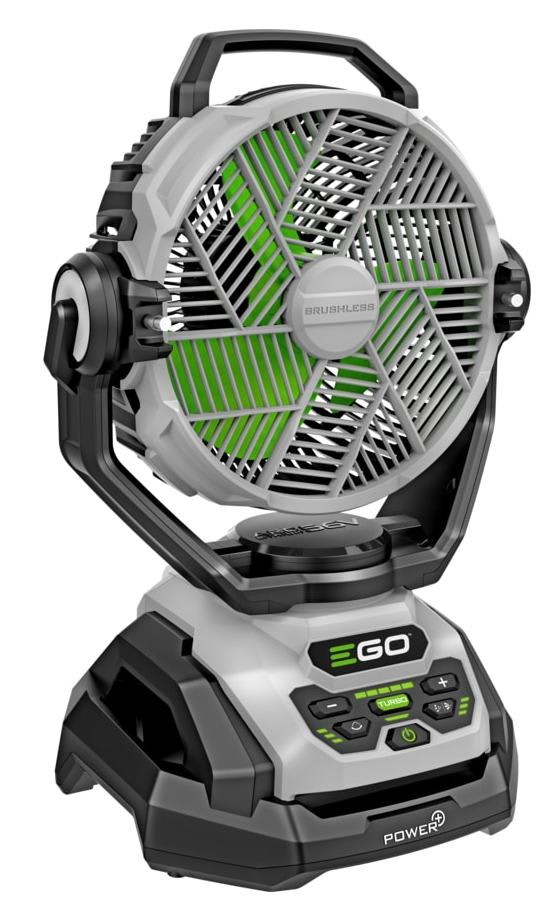 EGO 10" 56V 5-Speed Indoor/Outdoor Misting Jobsite Fan (No Battery) for ...