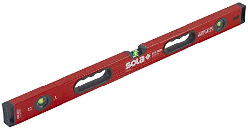 SOLA LSB32 Big Red Aluminum Box Beam Level with 3 60% Magnified Vials ...
