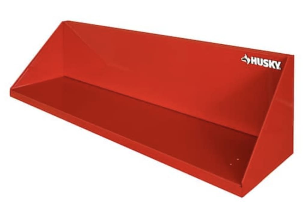 Husky 36" Steel Garage Wall Shelf for $45 - HOAA36B21
