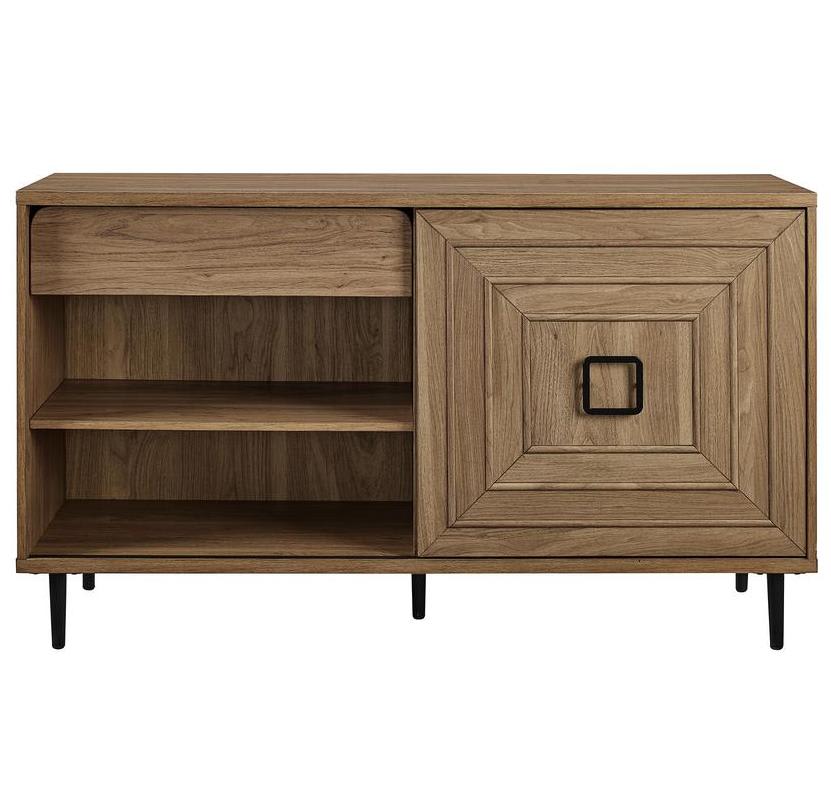 Welwick Designs 52" Sliding Door Sideboard / TV Stand for $243 - HD8536
