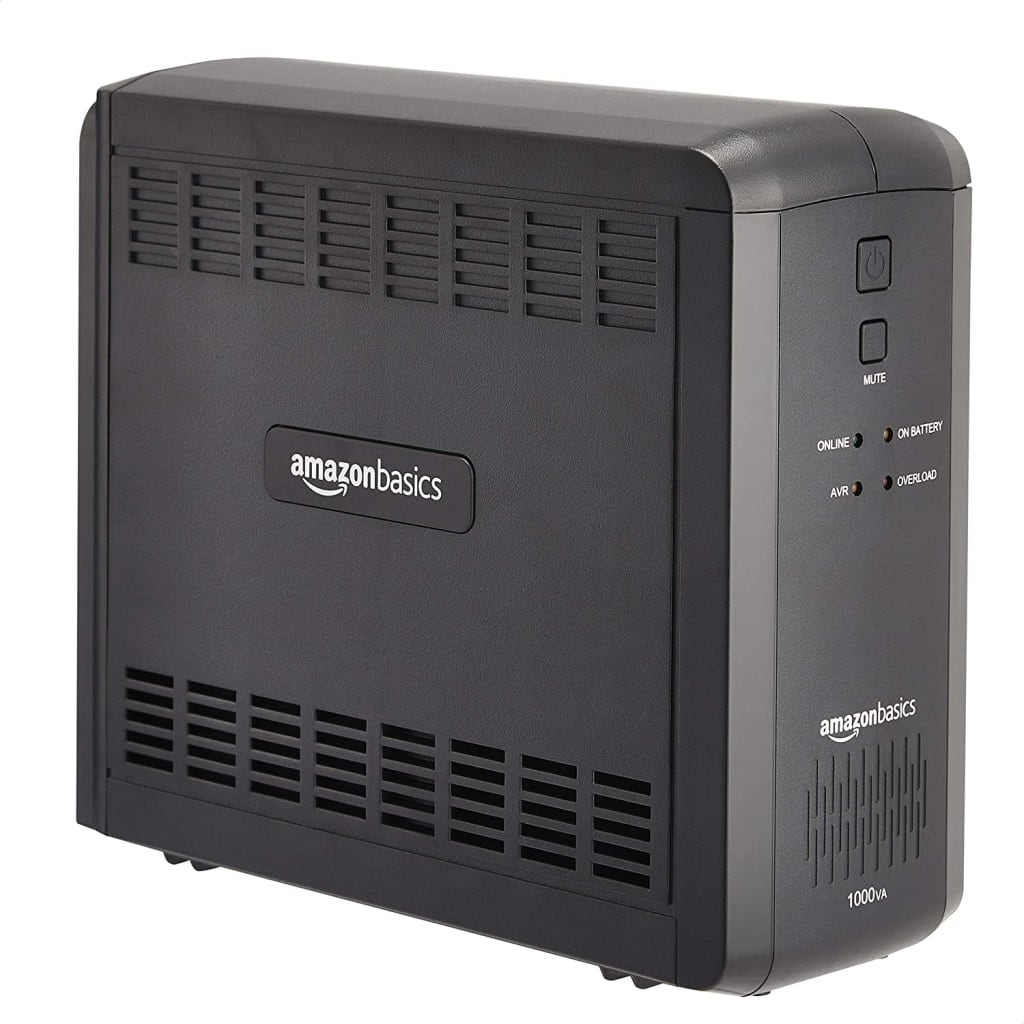 Amazon Basics 1,000VA 550W 9-Outlet Line-Interactive UPS for $123 ...