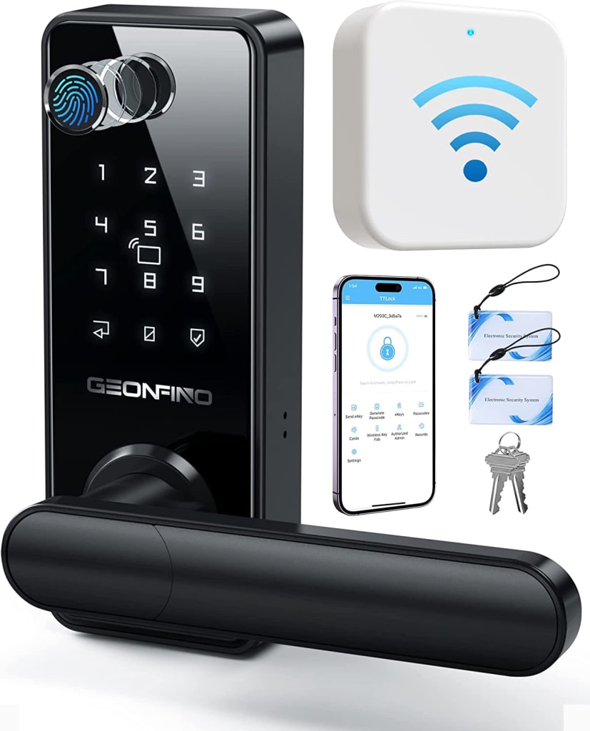 Geonfino WiFi Smart Lock for $75 - G4 Pro+G2