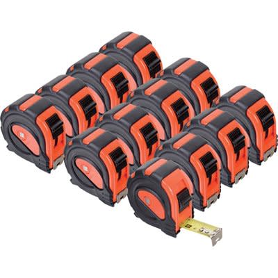 Ironton Steel Tape Measure - 1in. x 25ft. 12-Pk. for $45 - 16526I