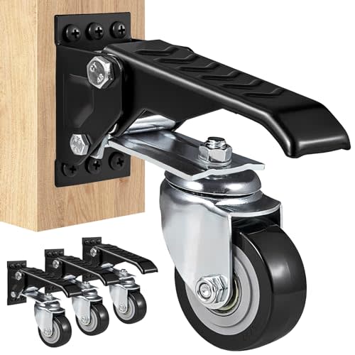 Vevor 2.5" Workbench Casters 4-Pack for $14 - CC-CZJL-2.5