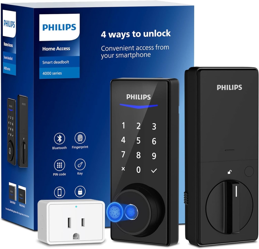 Philips WiFi Smart Door Lock: $130 - 240X-1HBWB-2