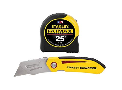 Stanley Tools FMHT71173D Fatmax 25ft. Tape Measure with Fixed Blade ...